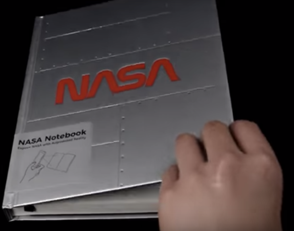 NASAが60周年記念に開発したARノート「NASA AR Notebook」で宇宙を見よう！ | モデログ